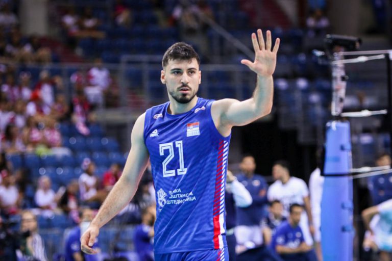 Vuk Todorović przed meczem z Polską siatka.org